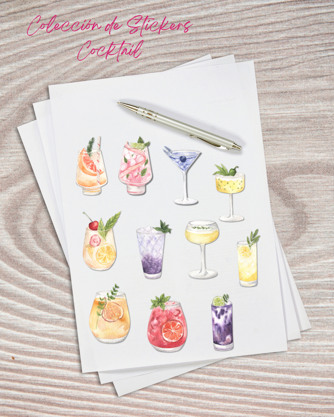 Sticker Pack Cocktail